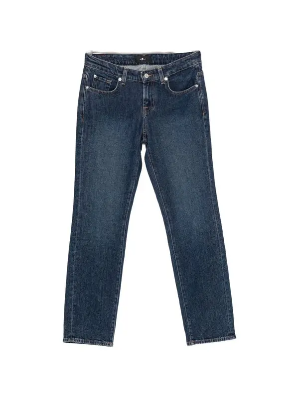 7 For All Mankind Low Cigarette Denim Jeans