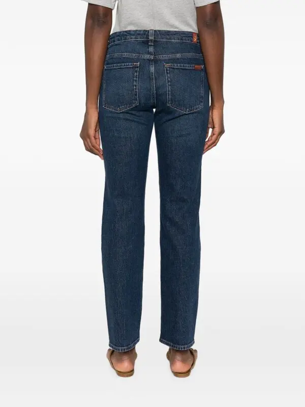 7 For All Mankind Low Cigarette Denim Jeans