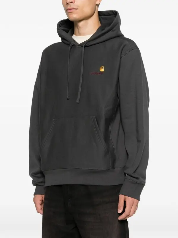 Carhartt Work In Progress Logo Cotton Hoodie
