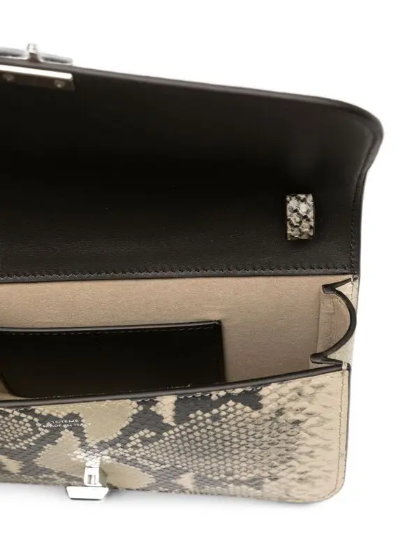 TOTEME T-lock Leather Crossbody Bag