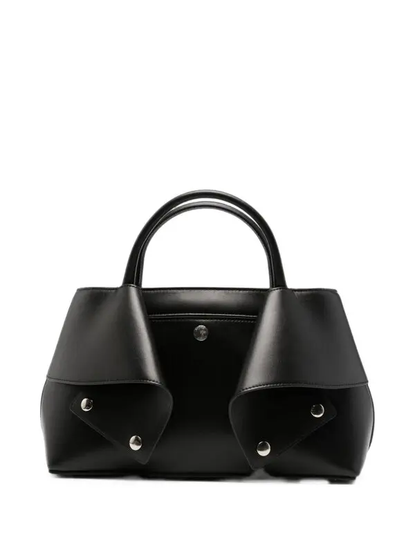 TOTEME Mercer Small Leather Shoulder Bag - Black