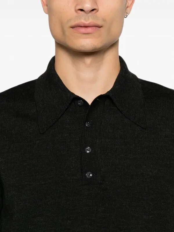 LEMAIRE Wool Polo Shirt