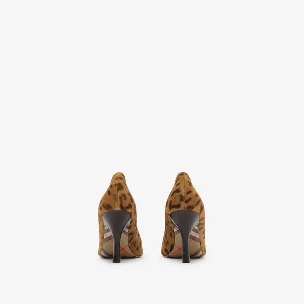 Burberry Leopard Print Dame High Pumps