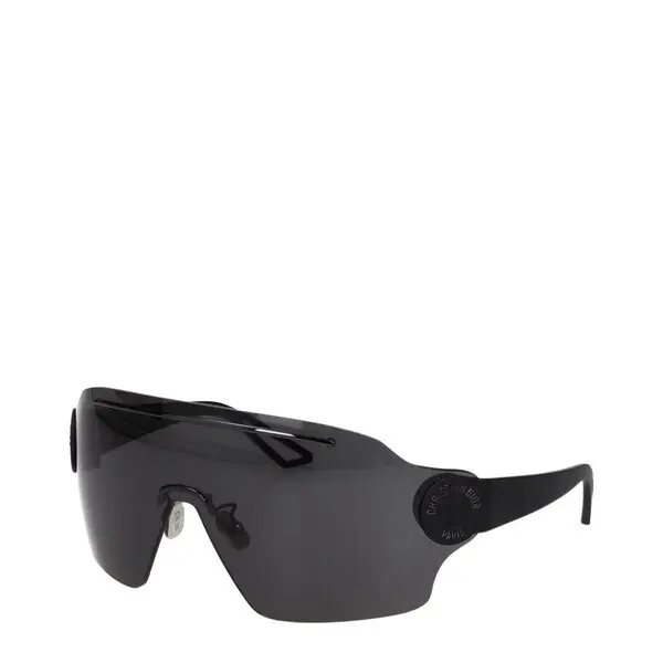 Dior Oversized Shield Sunglasses - Black/grey