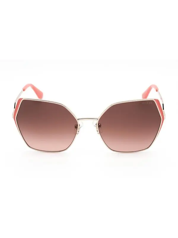 Guess Gu7843 Sunglasses - Gold / Gradient Brown