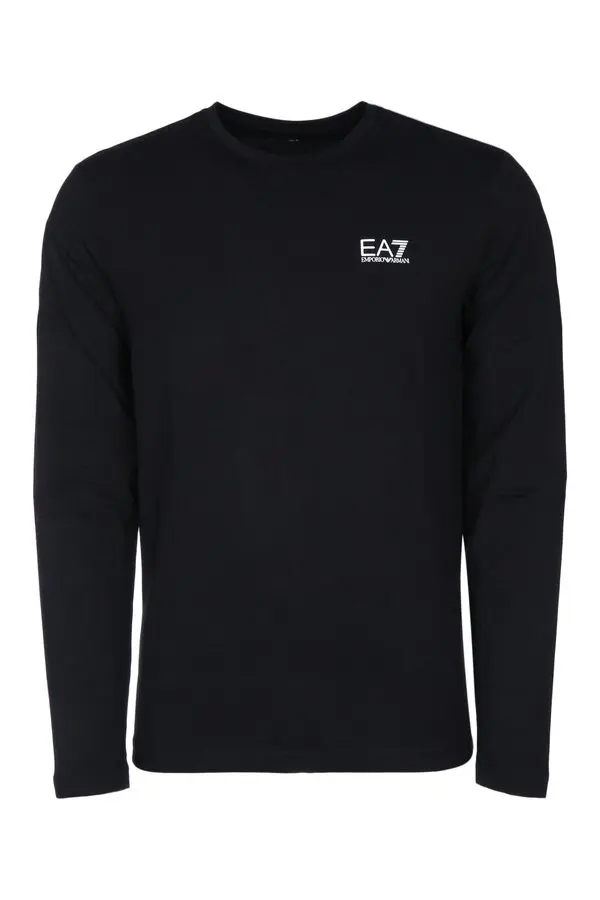 E.A.7 E. A.7 Long Sleeve Cotton-blend T-shirt