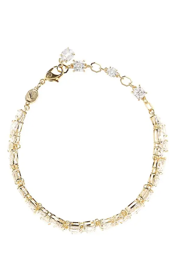 SWAROVSKI Mesmera Bracelet With Polished Metal Finish And 18k Plating - Gold