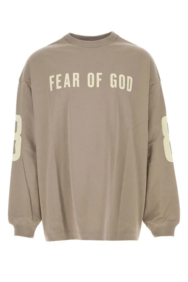 Fear Of God Cotton Oversize T-shirt - Grey