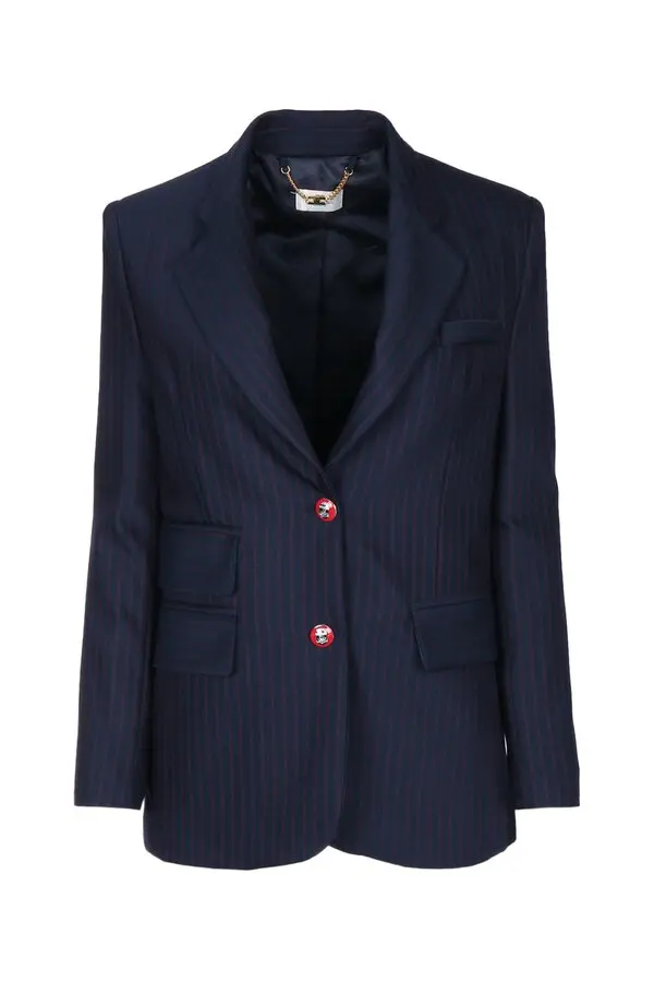 Elisabetta Franchi Tailored Blazer Jacket - Blunotteredpassion