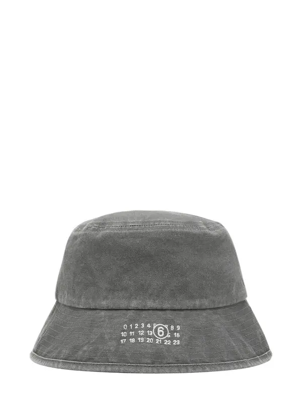 MAISON MARGIELA Cotton Bucket Hat - Grey