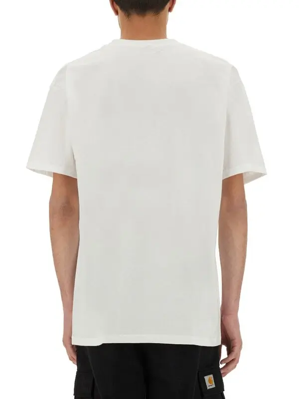 Obey Logo Print T-shirt - White
