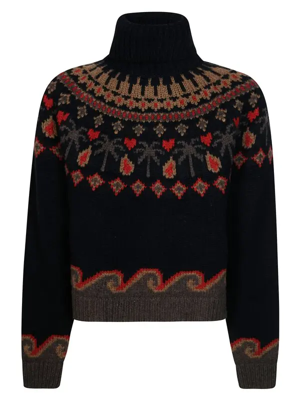 Alanui Sweet Winter Turtleneck Sweater