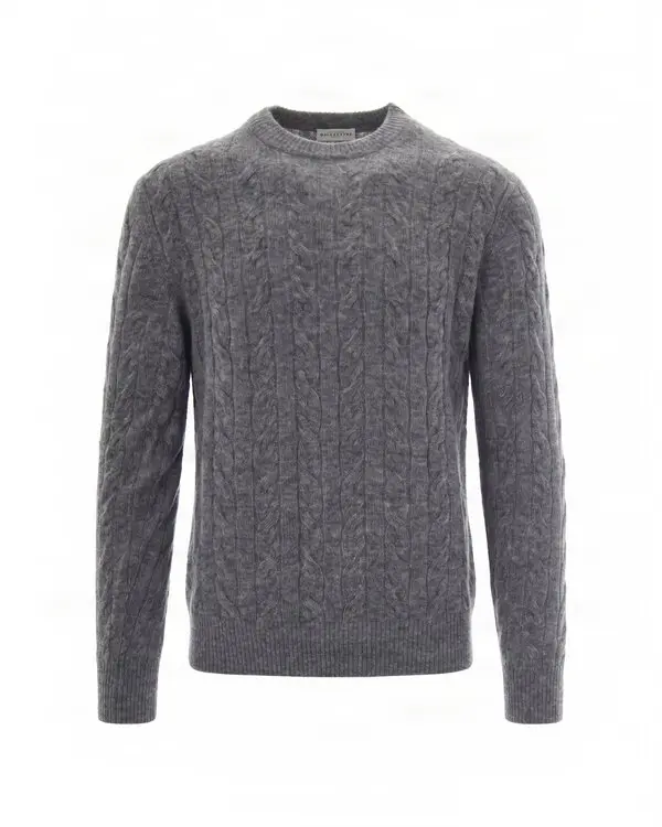 BALLANTYNE Cable-knit Crewneck Sweater