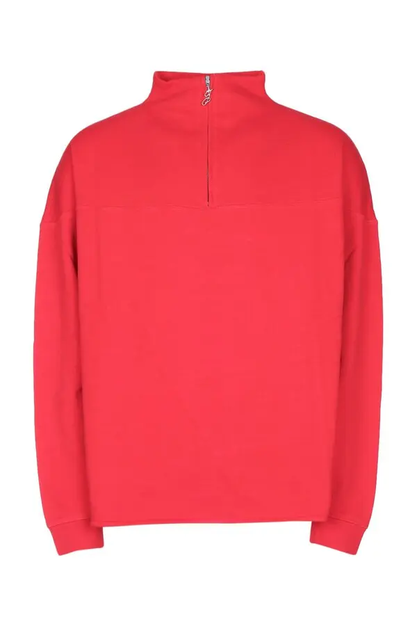 Jacquemus Rounded Square Crewneck Sweatshirt - Red