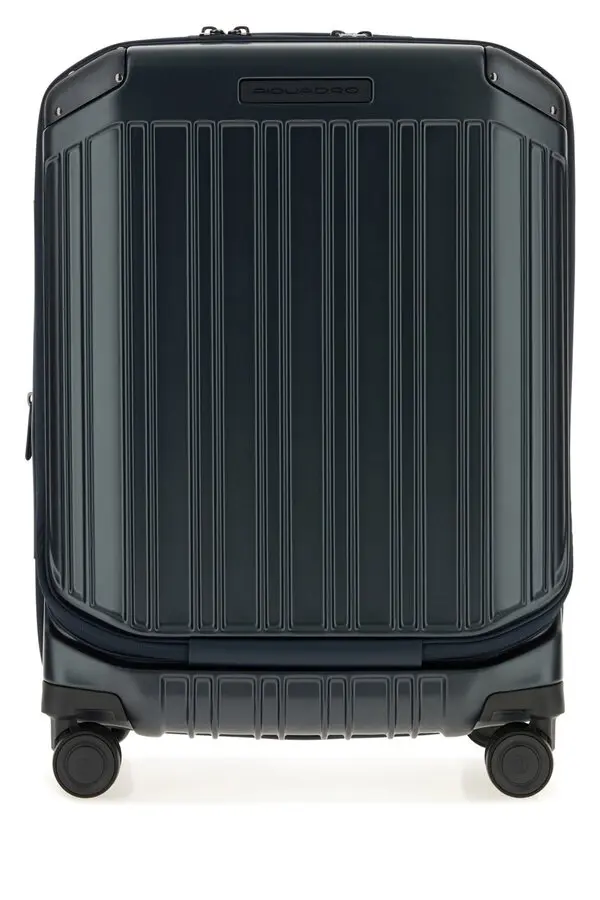 PIQUADRO Cabin Trolley Suitcase With Front Compartment And 4 Wheels