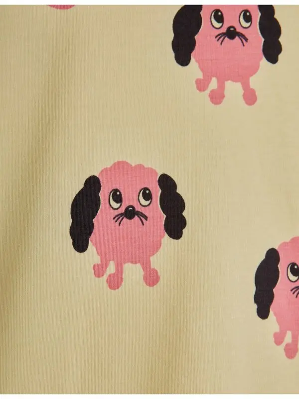 MINI RODINI Mini Doggies Oop Short Sleeve Tee Perfect For Summer Adventures - Multicolour