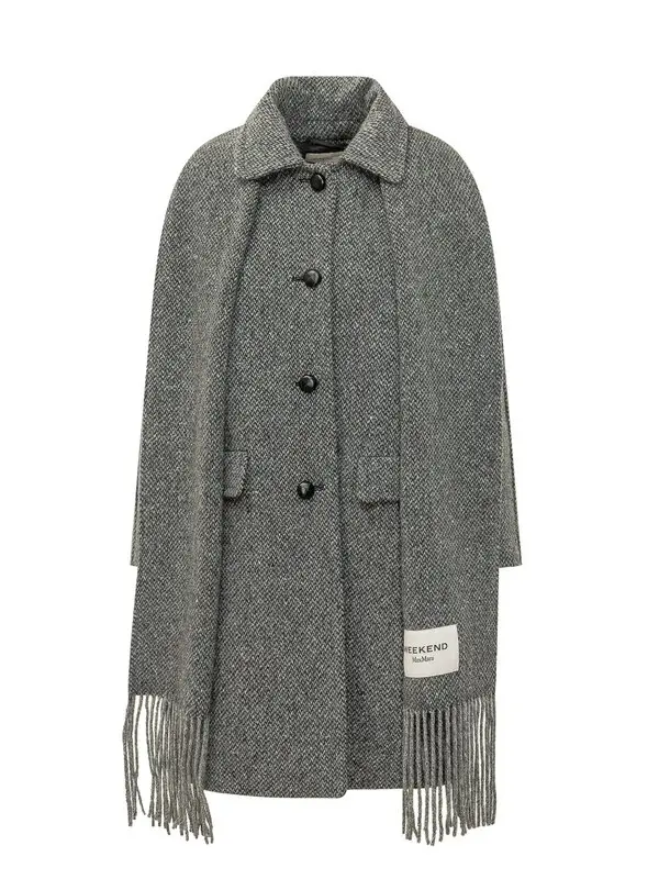 WEEKEND BY MAX MARA Wool Blend Overcoat