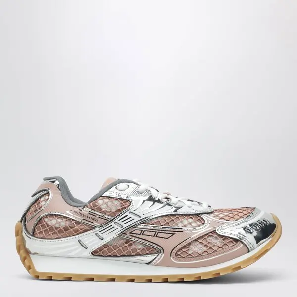 Bottega Veneta Orbit Sneakers In Leather And Technical Fabric - Multicolor