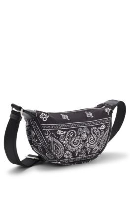 Hugo Patterned Hobo Bag