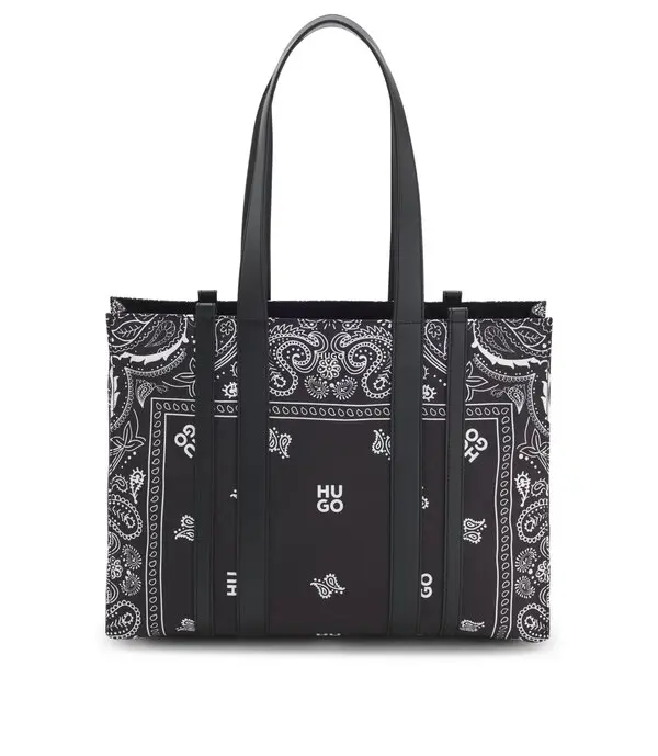 Hugo Printed Pattern Tote Bag