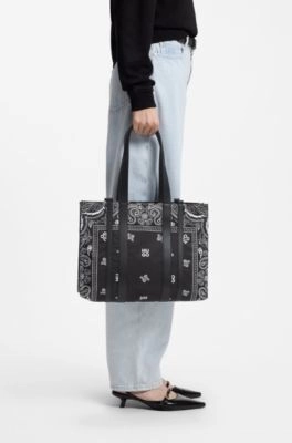 Hugo Printed Pattern Tote Bag