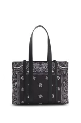 Hugo Printed Pattern Tote Bag