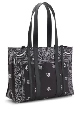 Hugo Printed Pattern Tote Bag