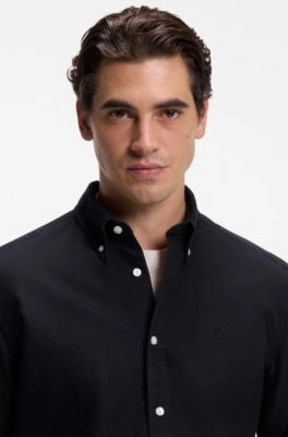 BOSS Regular-fit Button-down Shirt In Oxford Cotton