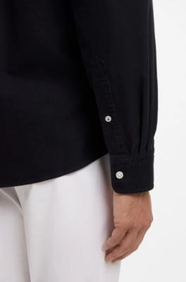 BOSS Regular-fit Button-down Shirt In Oxford Cotton