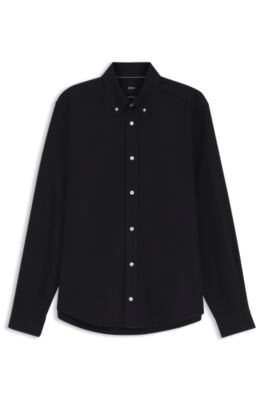 BOSS Regular-fit Button-down Shirt In Oxford Cotton