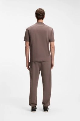 Hugo Relaxed-fit T-shirt With Zigzag Stitching Detail