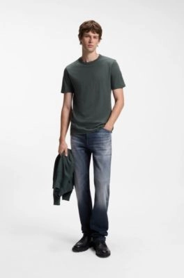BOSS Cotton-jersey T-shirt With Logo Detail