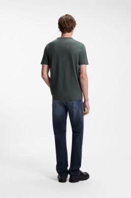 BOSS Cotton-jersey T-shirt With Logo Detail