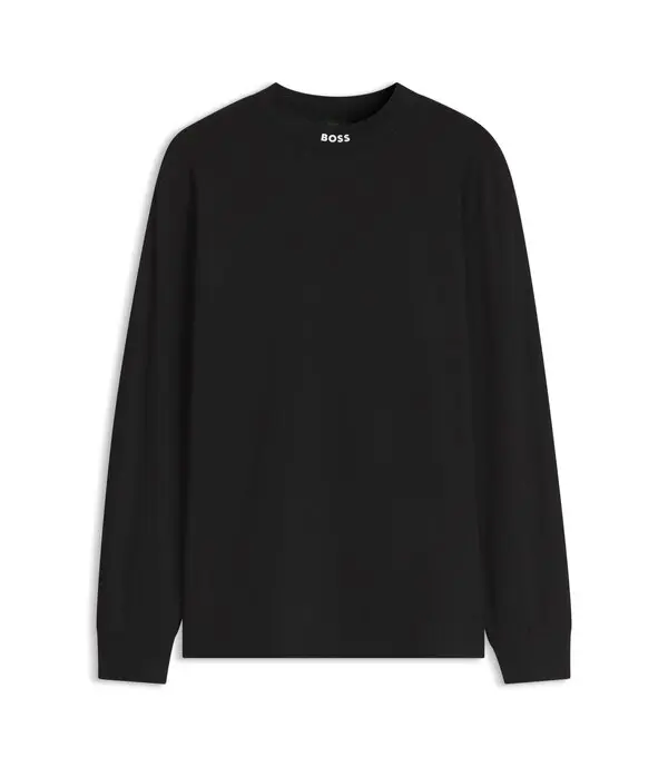 BOSS Stretch-cotton T-shirt - Black