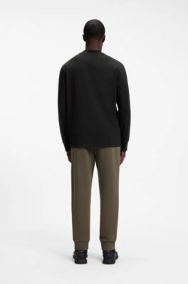 BOSS Stretch-cotton T-shirt - Black