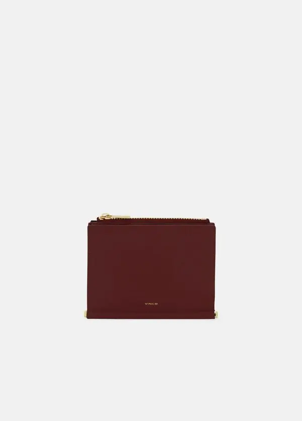 Vince Toggle Bar Leather Bifold Wallet - Sunset