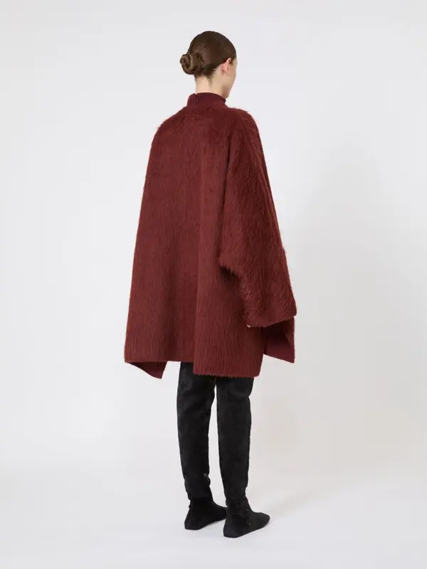 Max Mara Short Alpaca And Wool Coat