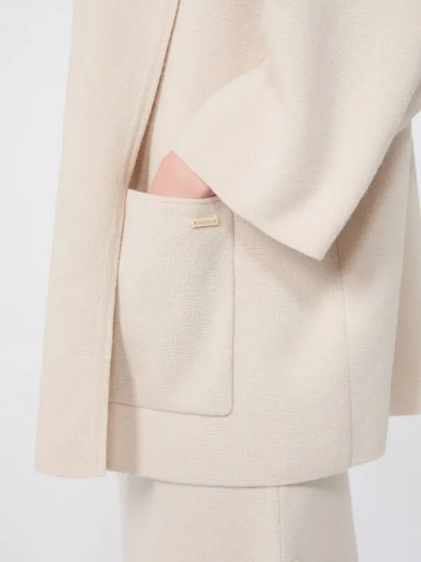 Max Mara Wool And Cashmere Hooded Cardigan