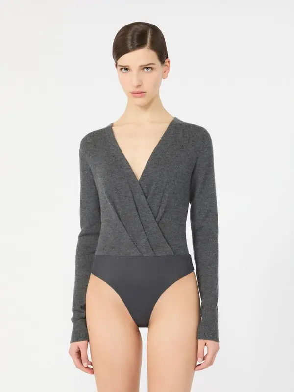 Max Mara Cashmere Yarn Sweater Bodysuit
