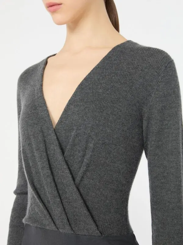 Max Mara Cashmere Yarn Sweater Bodysuit