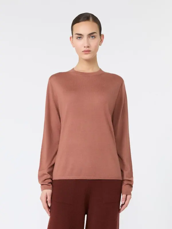 Max Mara Cashmere Yarn Crew-neck Sweater