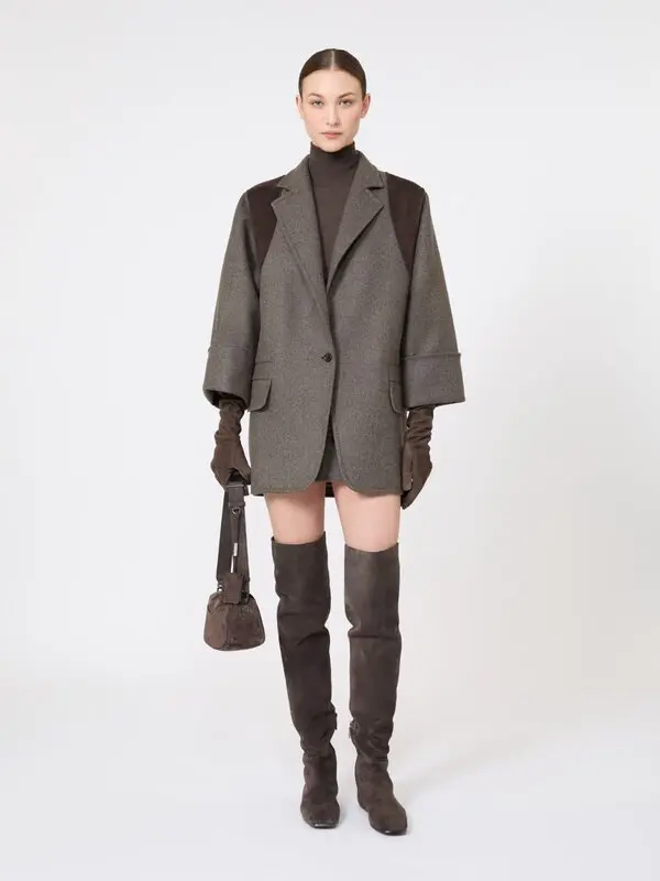 Max Mara Wool Yarn Polo-neck Sweater