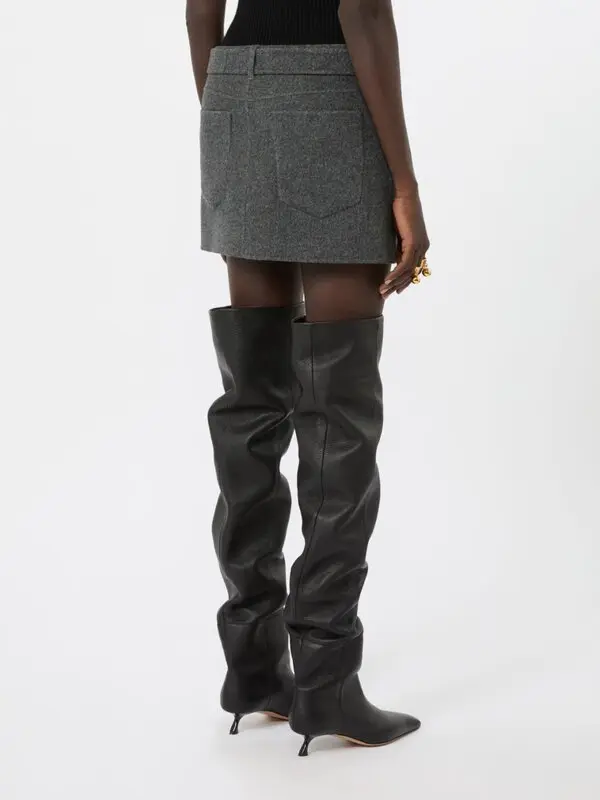 Max Mara Short Pure Wool Skirt