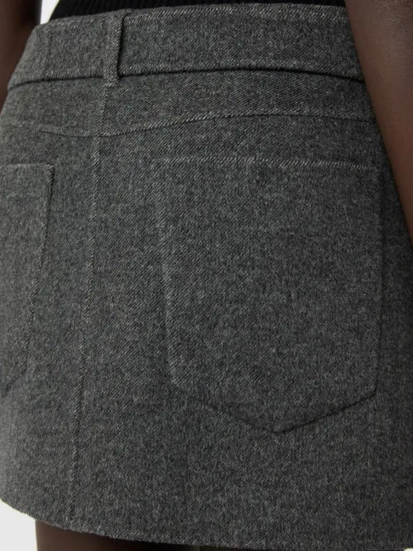 Max Mara Short Pure Wool Skirt