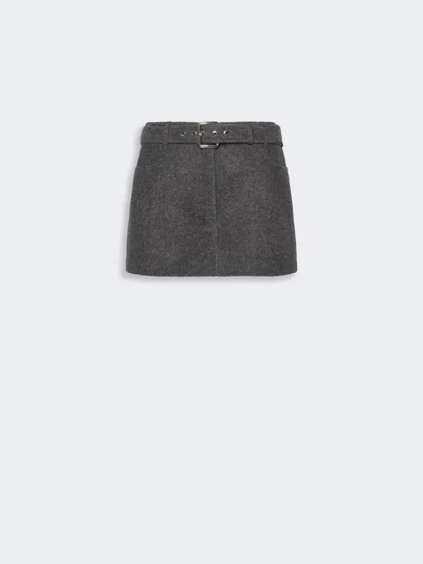 Max Mara Short Pure Wool Skirt