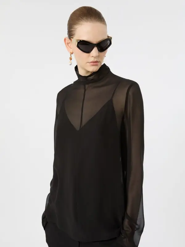 Max Mara Silk Blouse With Camisole