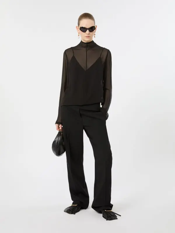 Max Mara Silk Blouse With Camisole