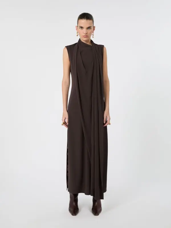 Max Mara Long Jersey Dress