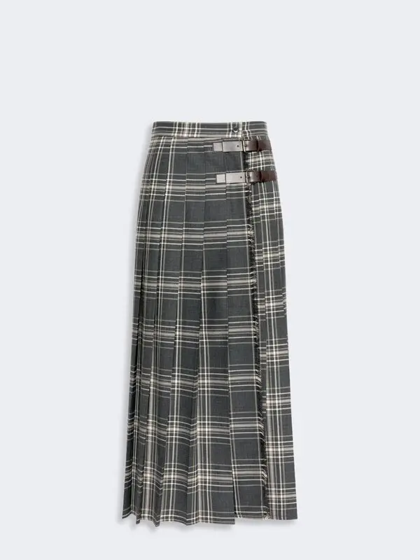 Max Mara Wool Batavia Pleated Skirt