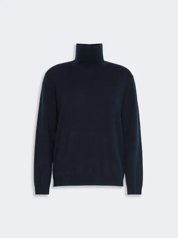 Max Mara Wool And Silk Knit Turtleneck